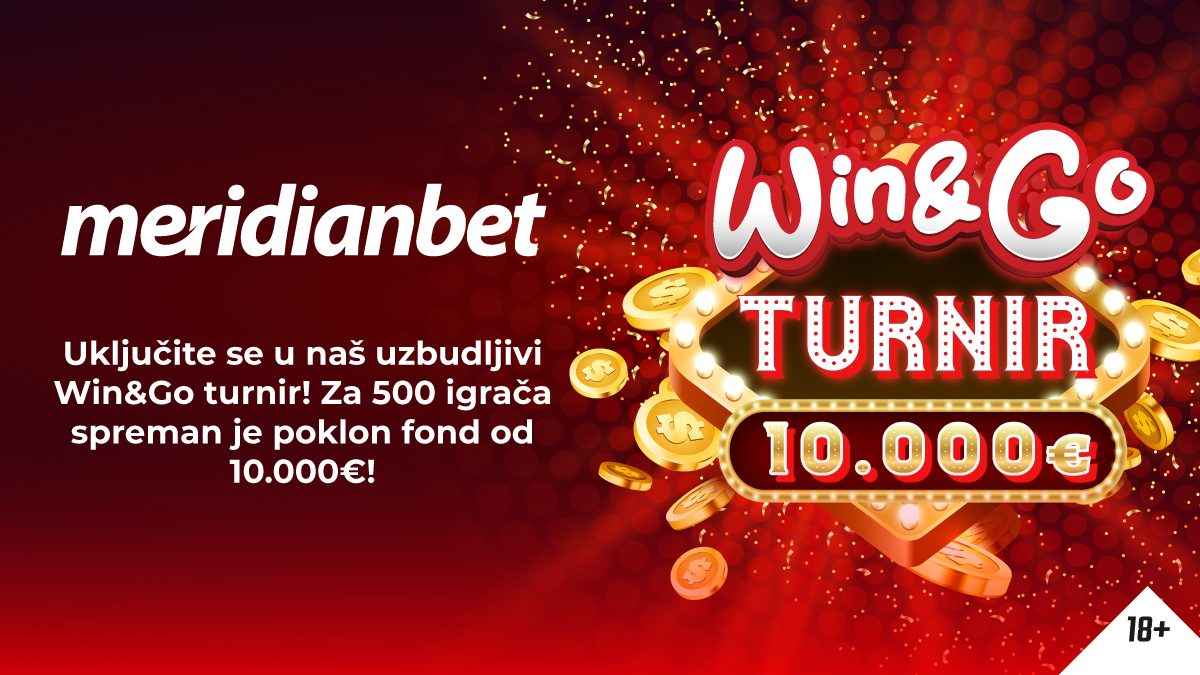 Win&Go turnir: Čak 10.000€ za tvoje omiljene kombinacije! • CG-Fudbal